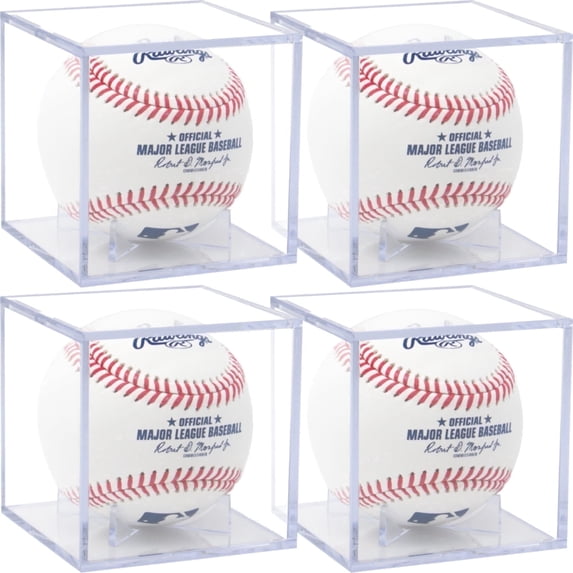 Display Zone Crystal Clear Acrylic Baseball Display Case for Official ...