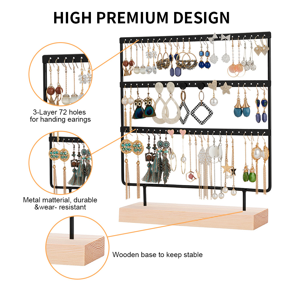 Display stand,Layer With Metal With Metal Stand Black - Walmart.com