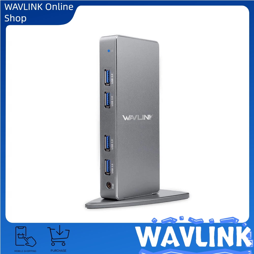 Quanlity100 WL-UG69DK7 USB-C/A Dual Monitor Laptop Docking Station ...