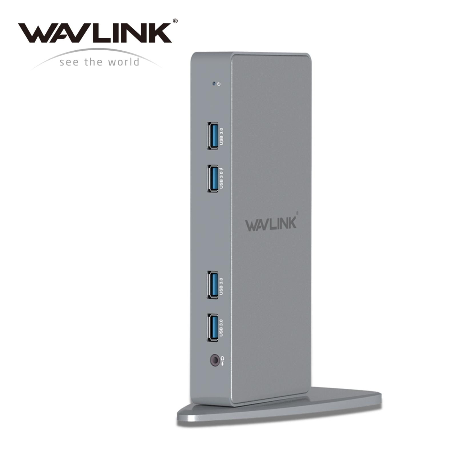 Quanlity100 WL-UG69DK7 USB-C/A Dual Monitor Laptop Docking Station ...