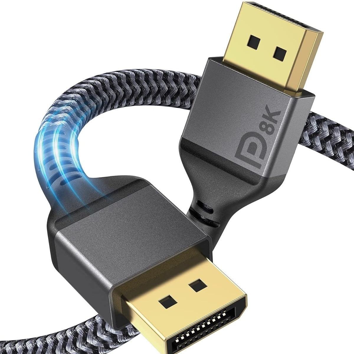 DisplayPort 1.4 Cable, 8K Ultra HD High-Speed DP to DP Cord for Gaming ...