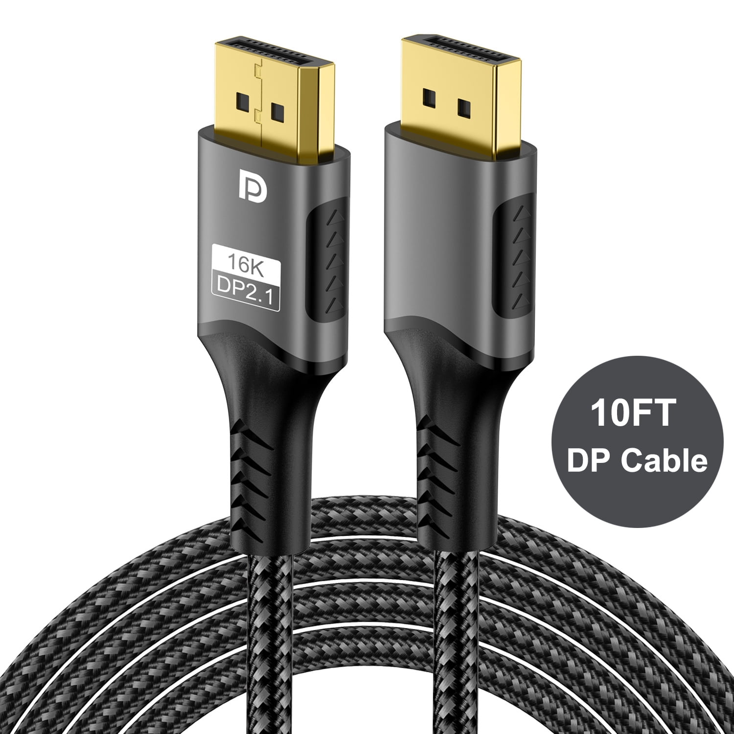DisplayPort 2.1 Cable 80Gbps 10FT, DP to DP Cable 16K 8K 240Hz 4K 540Hz ...