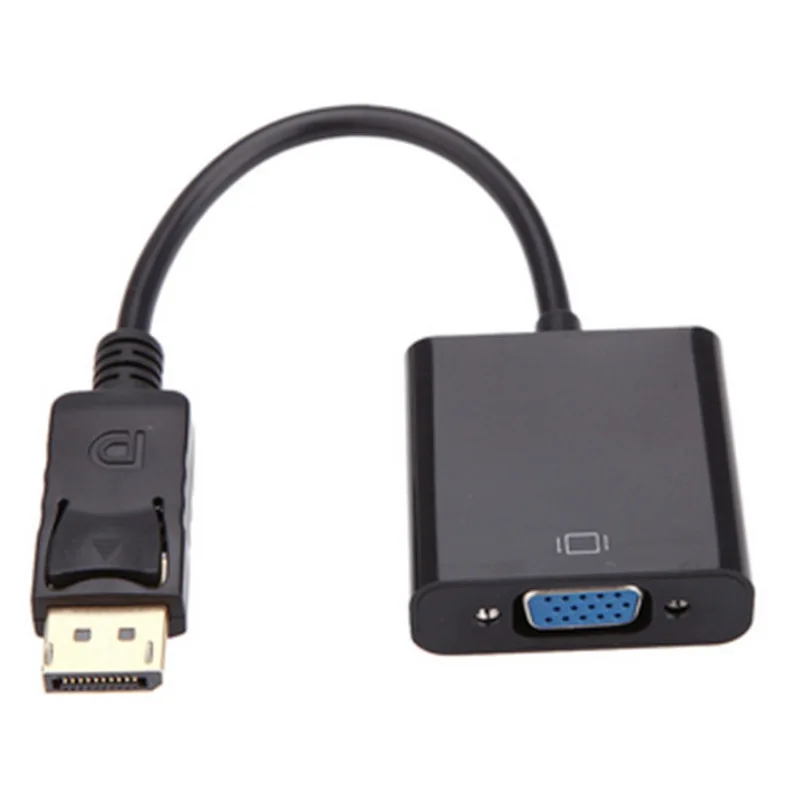 DisplayPort Display Port DP to VGA Adapter Cable Male to Female ...