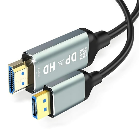 DisplayPort to HDMI Adapter, 4K@60Hz DP to HDMI Adapter Compatible with ...