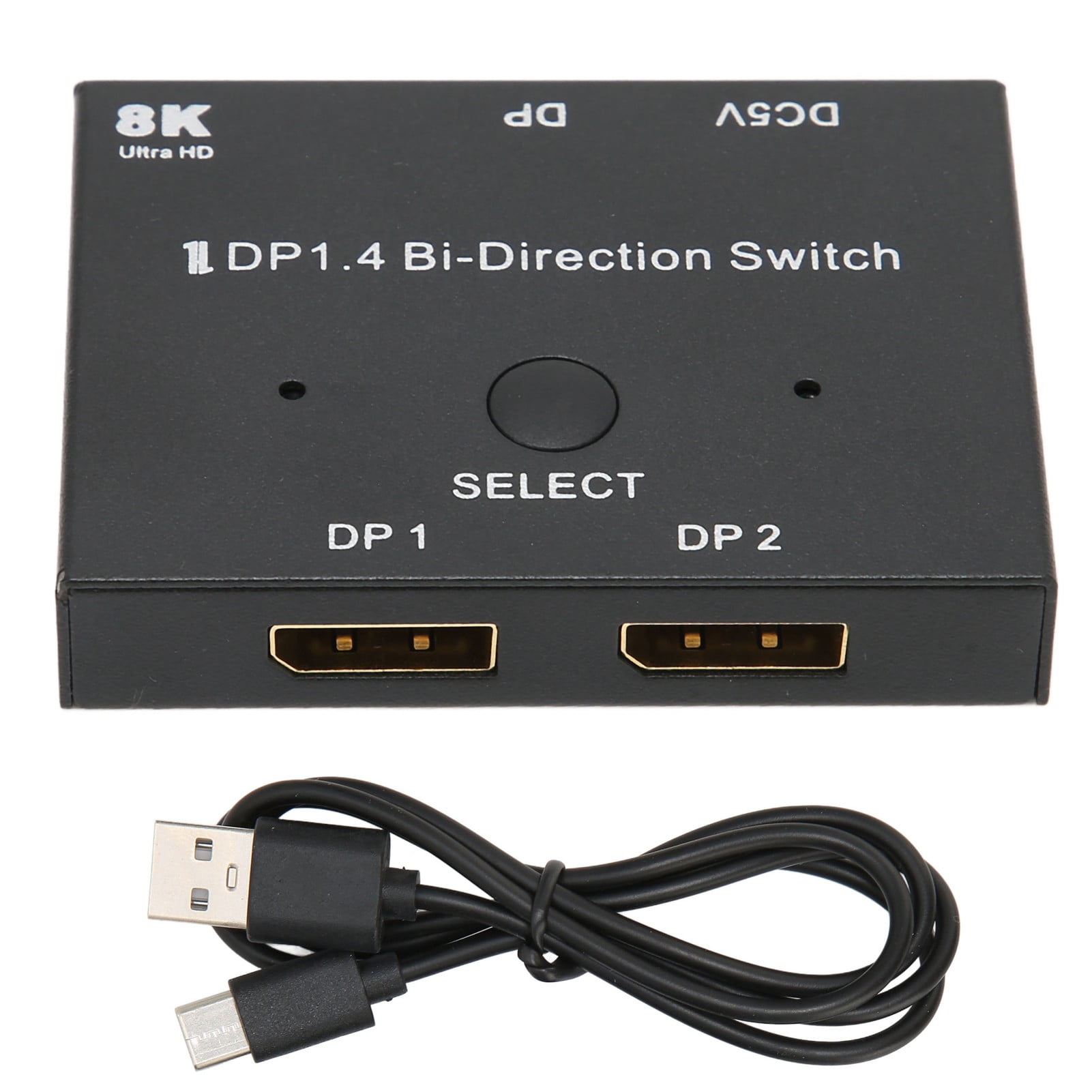DisplayPort Switch 2x1/1x2 DisplayPort Bidirectional Switcher Support ...