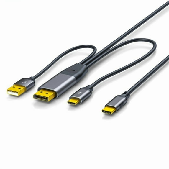 DisplayPort To USB C Adapter Cable 4K@60Hz For Mobile Monitor Studio ...