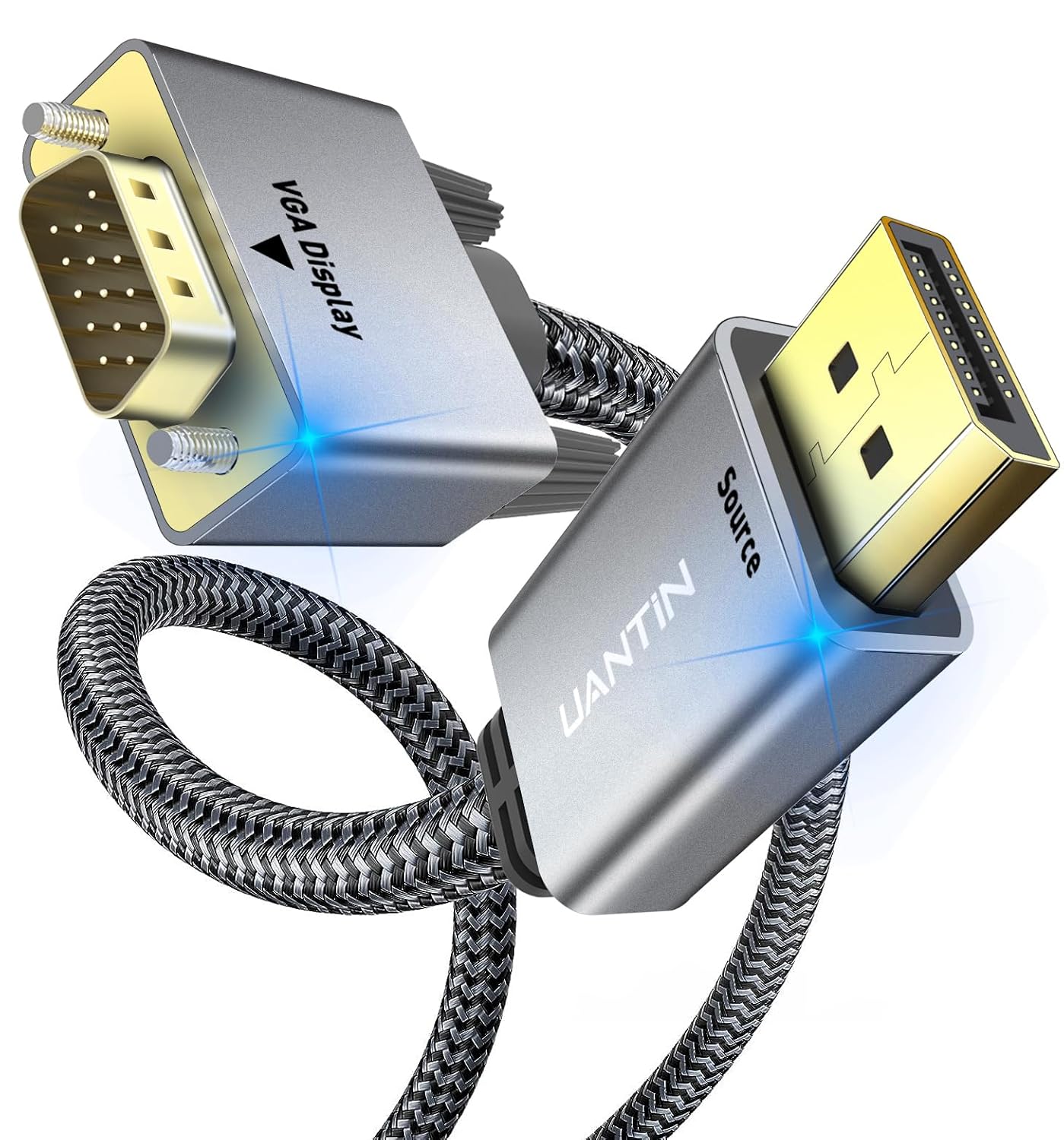 DisplayPort to VGA Cable Adapter 3FT |Anti-Interference Gold-Plated ...