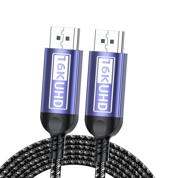 DisplayPort to DisplayPort 2.1 Adapter Male to Male Connectors Support ...