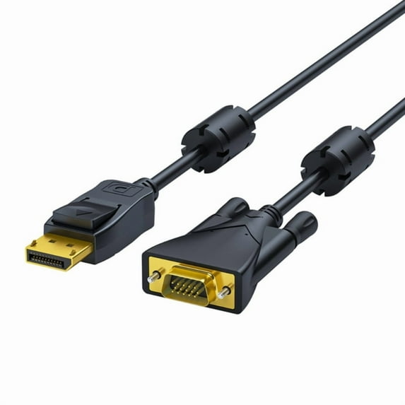 DisplayPort to VGA Adapter Cord 1080P Display Connector Cable Wire for ...