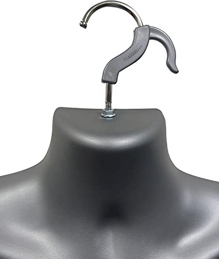 DisplayTown Gray Male + Gray Female Mannequin Injection Forms Half ...