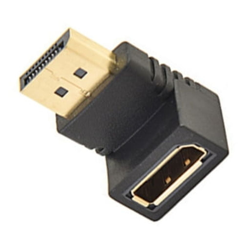 Displayport Adapter Male to Female Right Angled Design with Gold ...