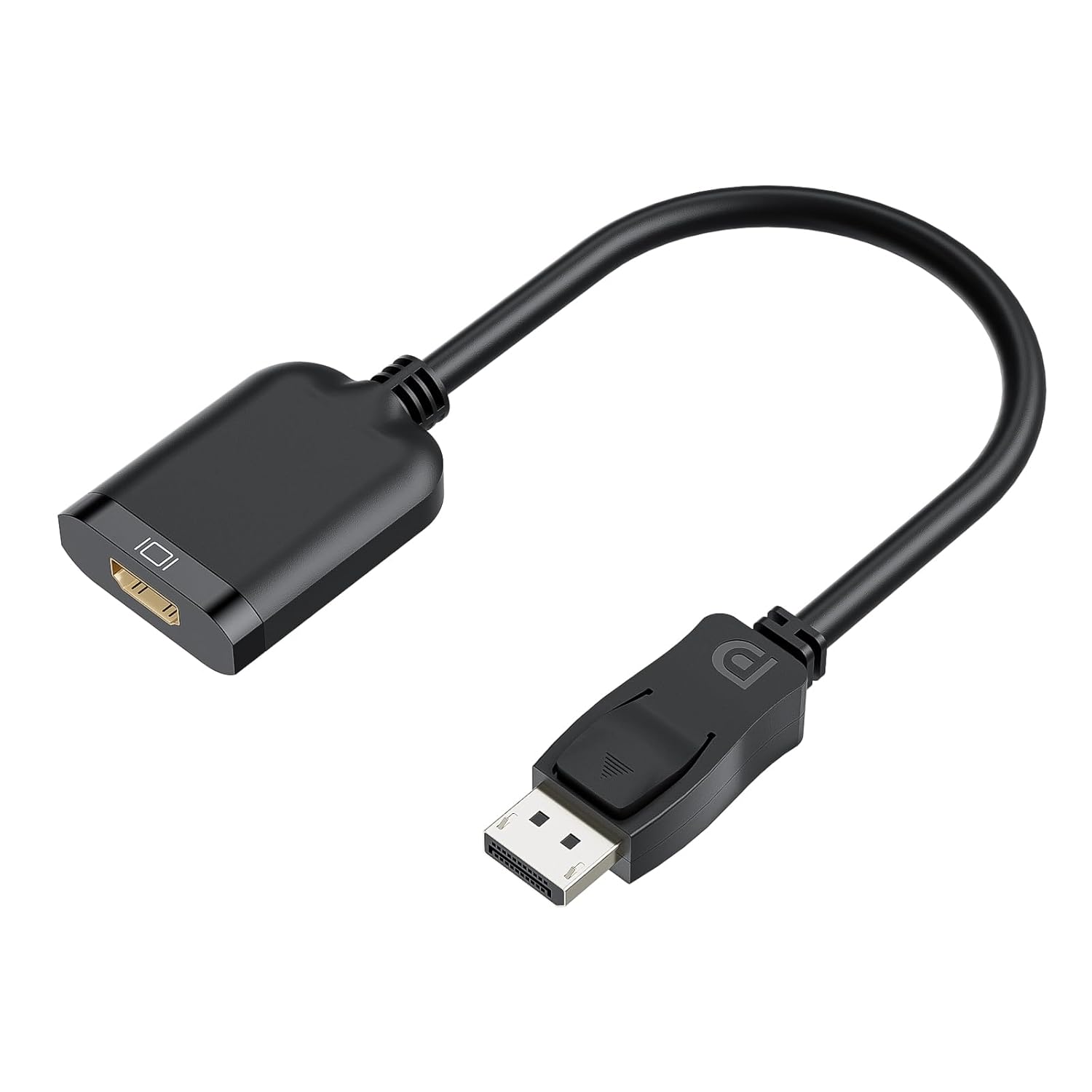 Displayport to HDMI Active Adapter Cable, 4K DP 1.4 to HDMI 2.0 Monitor ...