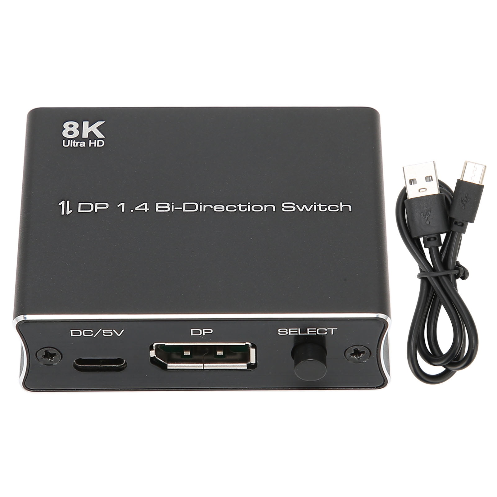Displayport Switch 8K At 30Hz 4K At 120Hz 1080P At 240Hz 2 in 1 Out Or ...