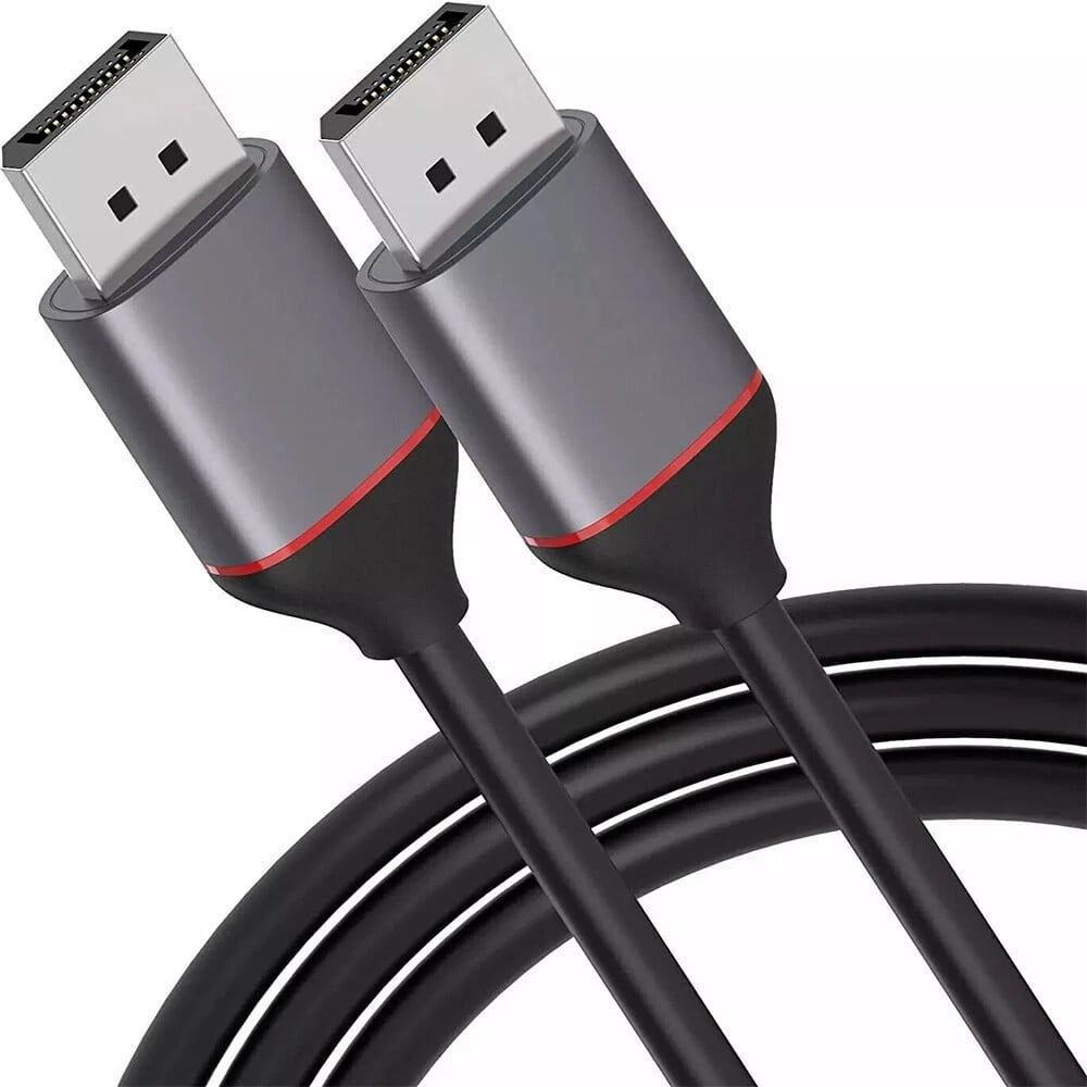 Displayport to Display Port Cable DP Male to Male Cord 4K HD Latches 6 ...