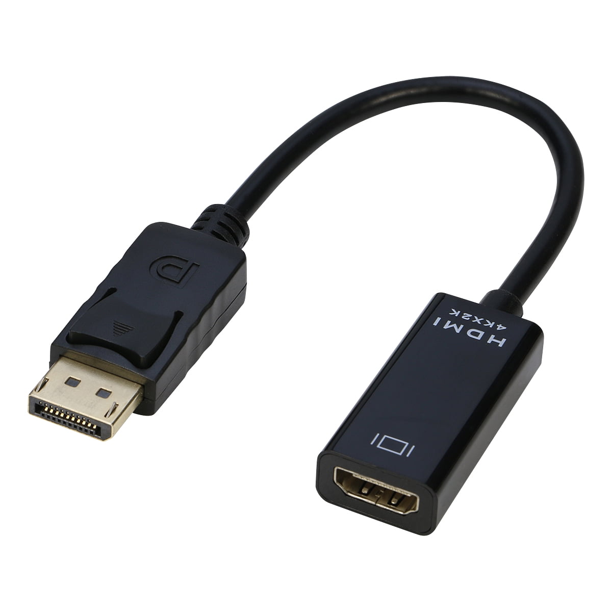 IXEVER 4K Displayport to HDMI Adapter, Gold Plated DP to HDMI Converter ...