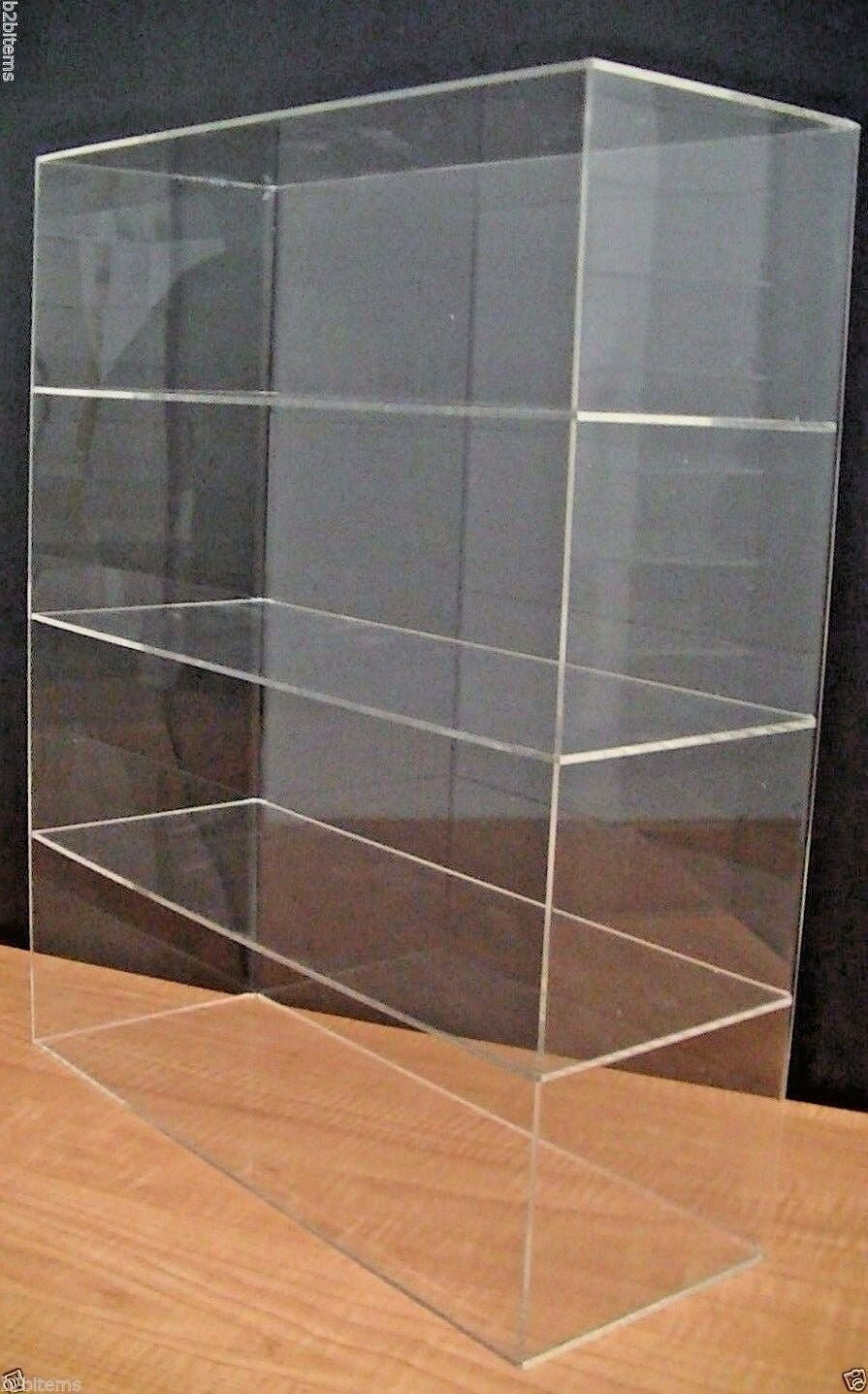Displays2buy Acrylic Countertop Display Case, 16" x 6" x 19", Clear ...