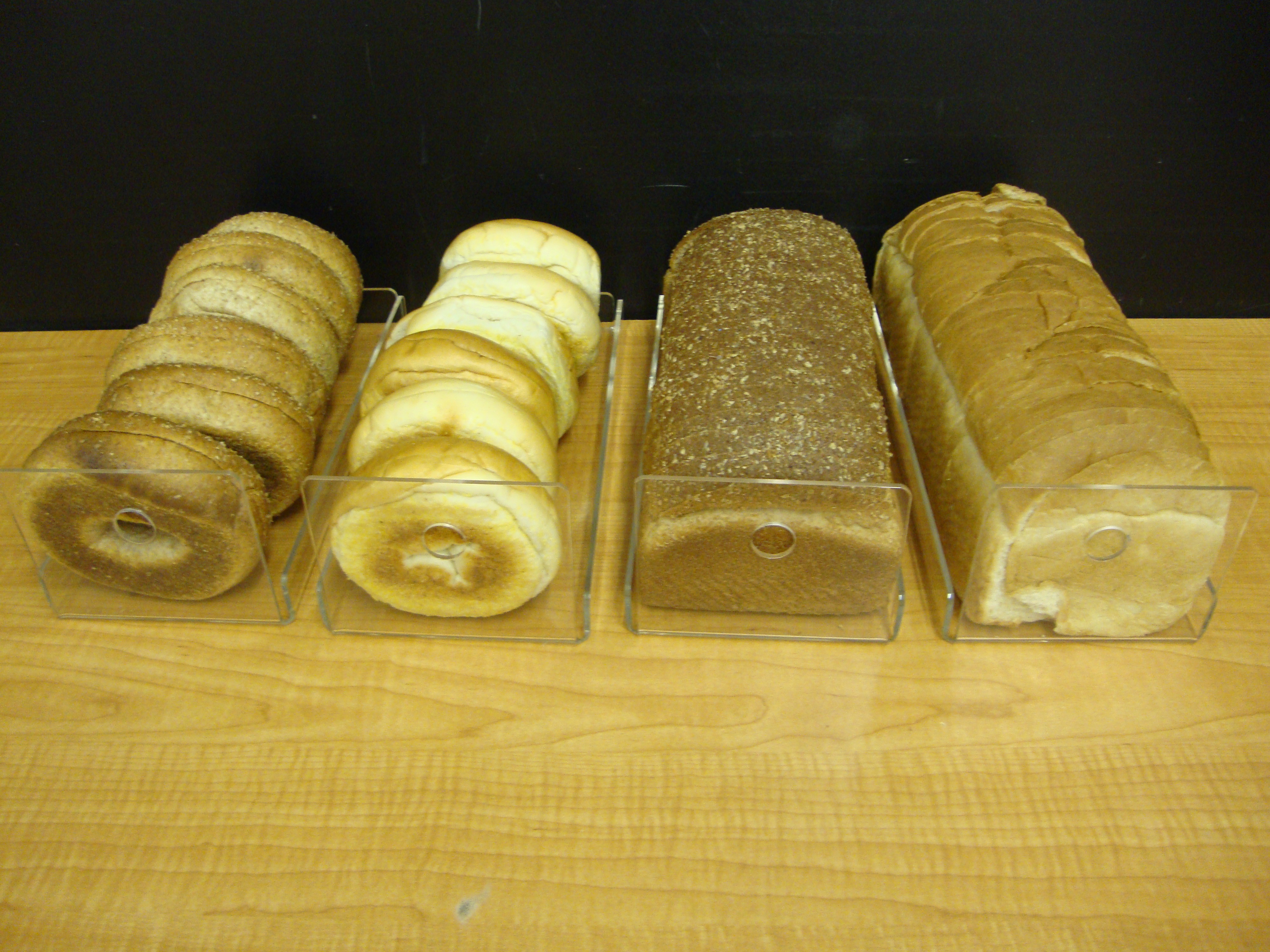 Displays2buy. 4 Acrylic CLEAR trays bread Donut Bagels Cookie CUPCAKE ...