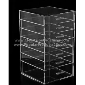 Acrylic Organizer Drawers for Beauty Storage and Makeup Organization