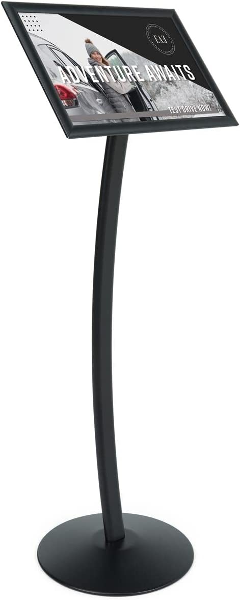 Displays2go 11 x 17 Outdoor Menu Stand - Snap Open Free Standing Menu ...