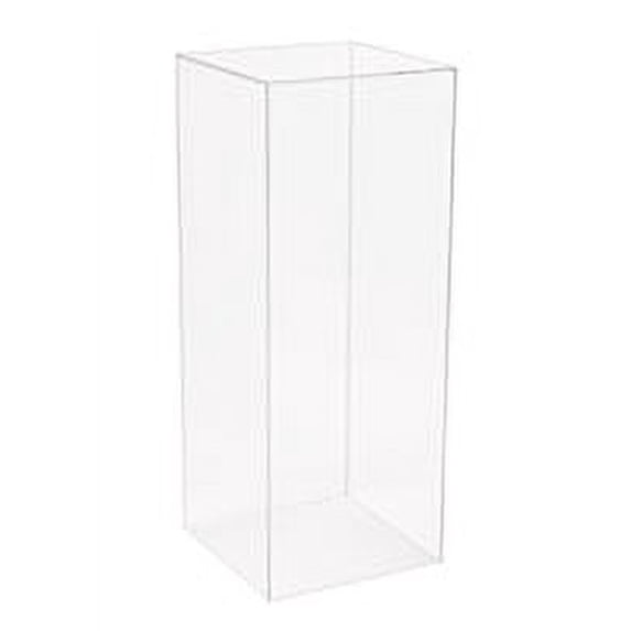 Displays2go 14" x 14" x 36" Acrylic Pedestal w/ Floor Standing Design ...