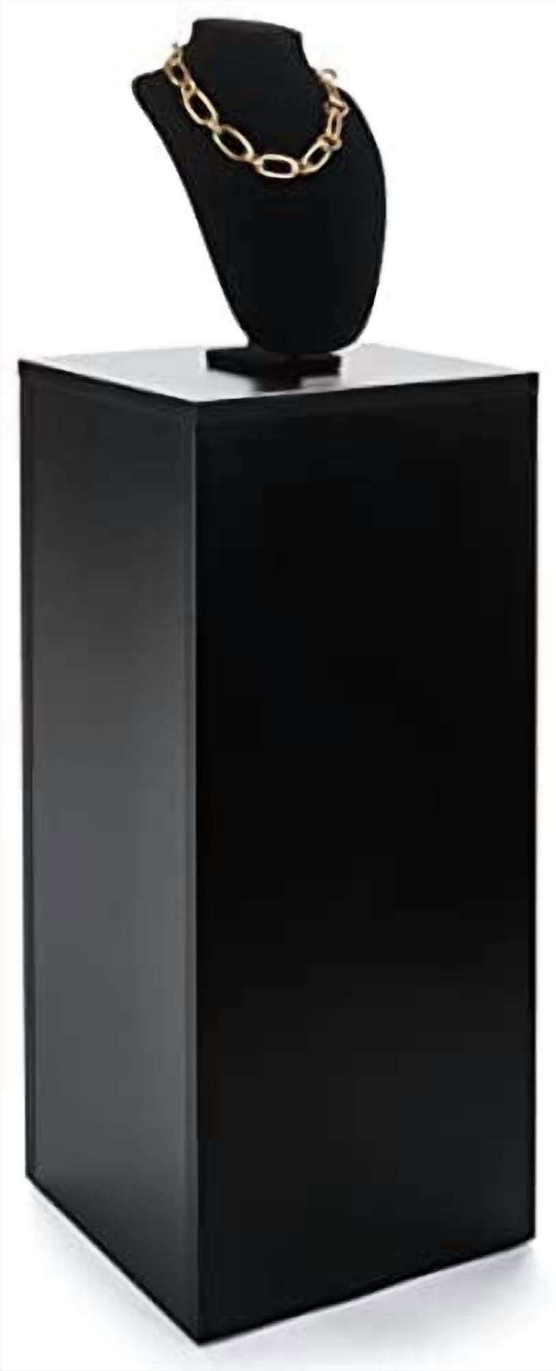Displays2go 30" Tall Floor Standing Pedestal Stand with 12.5” Square ...