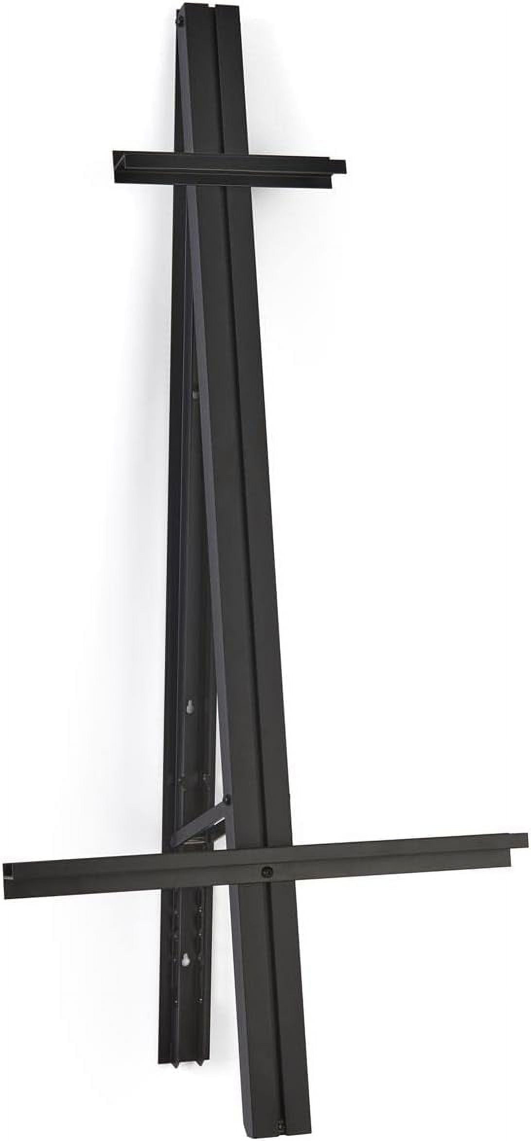 Displays2go Adjustable Metal Wall Easel, Holds Up to 36" Tall Media ...