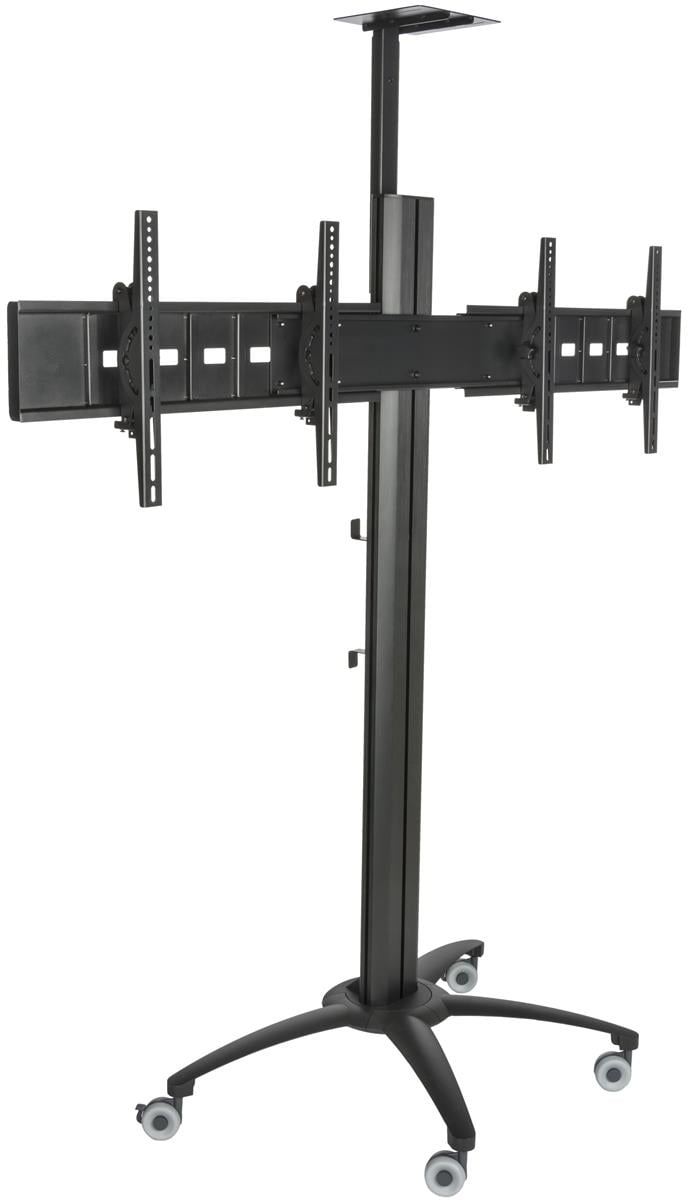Displays2go LPGP36WB2S Dual TV Stand for 30-60" Monitor Screens, Camera ...