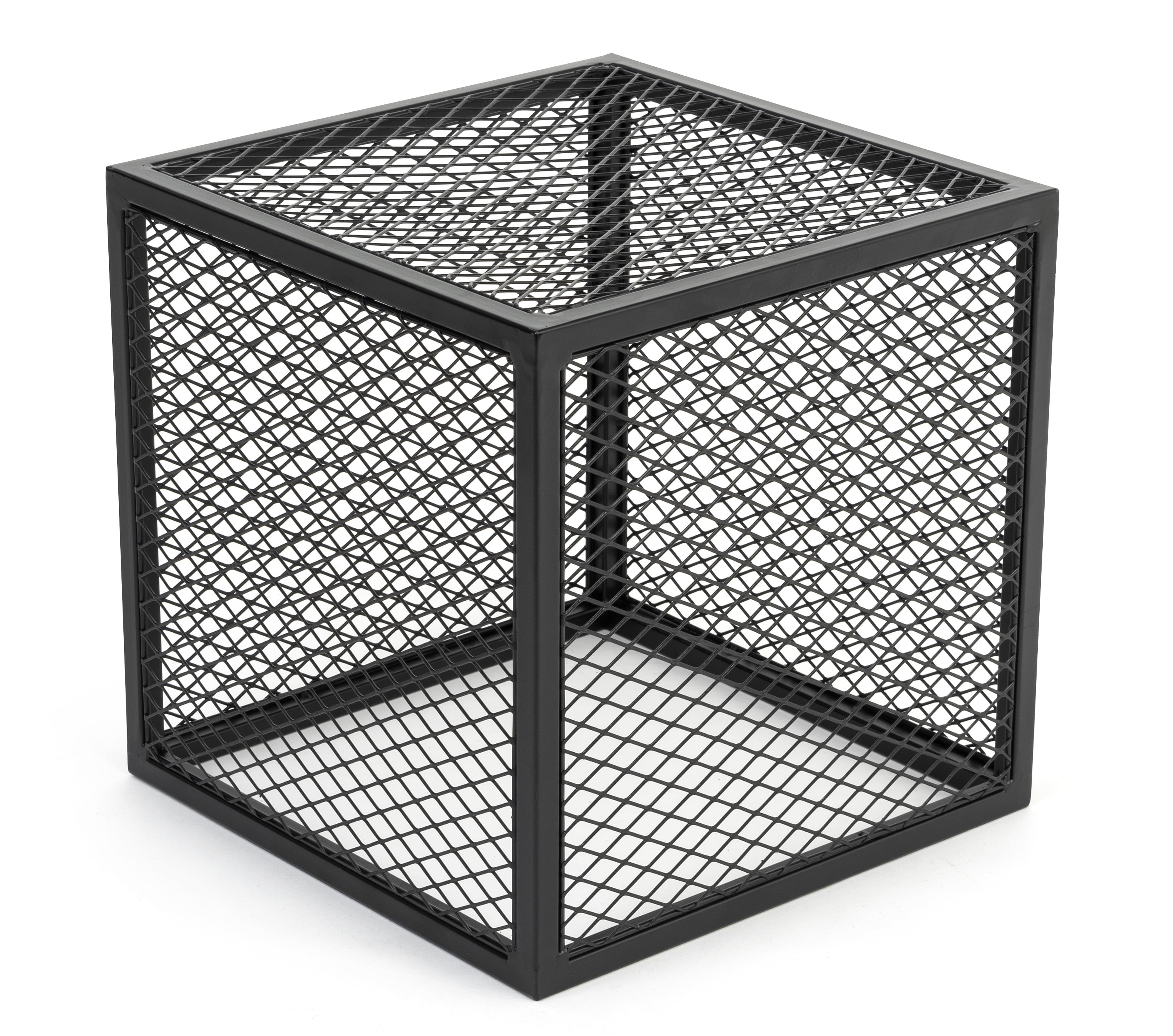 Displays2go Metal Mesh Retail Riser, 14" W x 14" D x 14" H, Iron Mesh ...