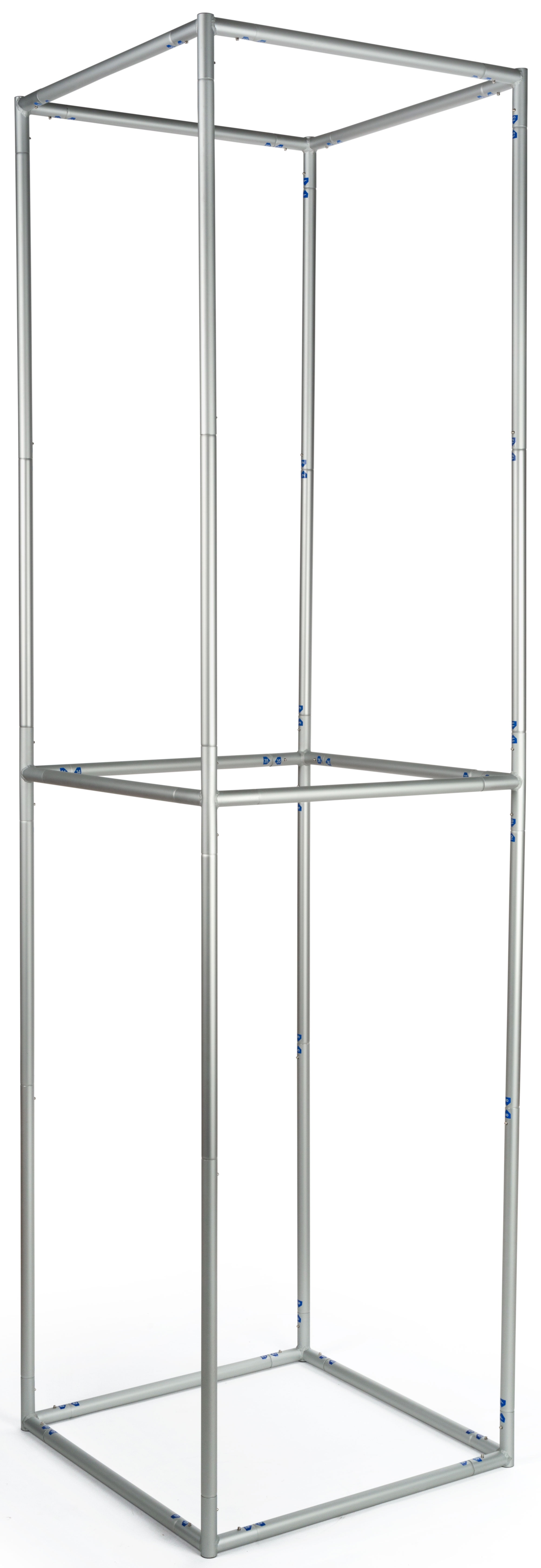 Displays2go Pop-up Tower with 4 Sides, Aluminum, Floor Standing ...