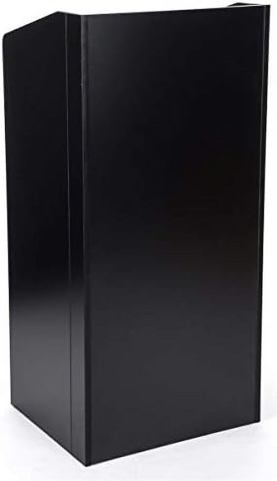 Displays2go Portable Lecterns with Folding Design – Black (OLILCTFOLBK ...