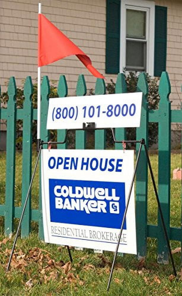 Displays2go Real Estate Sign Holders, 24 x 18 Inches, Set of 3, Black ...