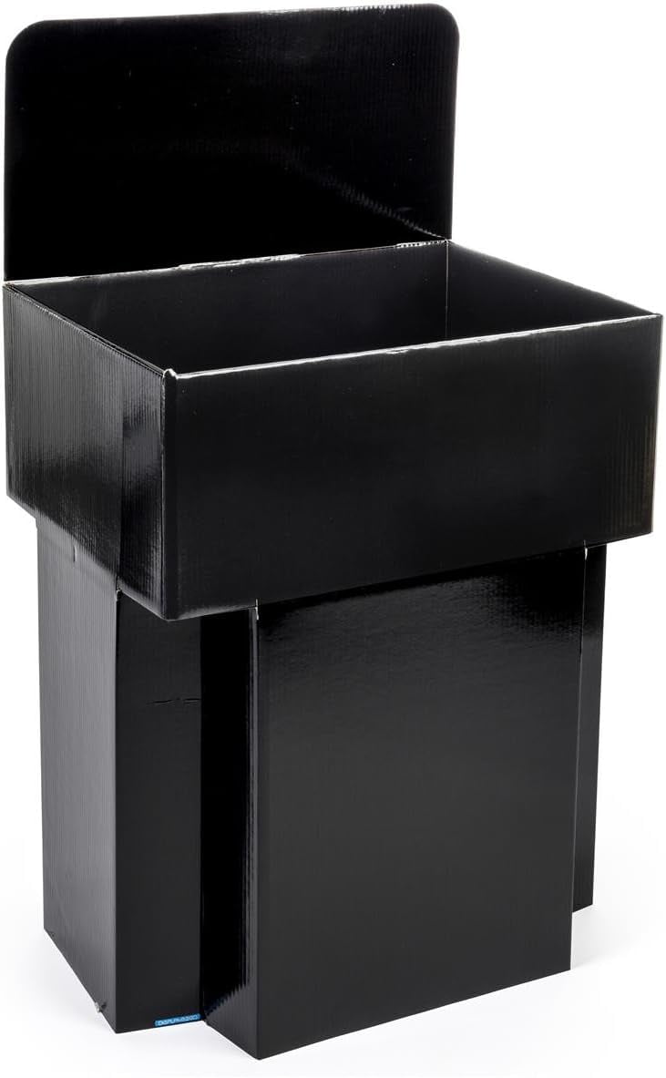 Displays2go Set of Five - Cardboard Retail Dump Impulse Bins, 42 Inch ...