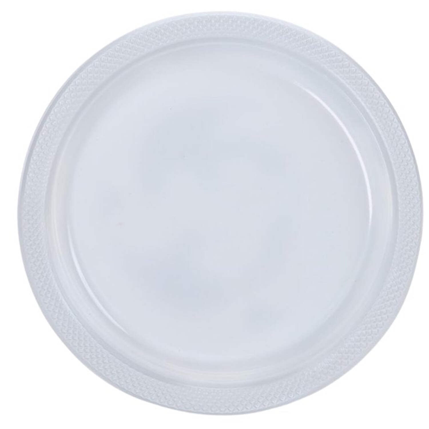 Disposable 10" Clear Diner Plastic Plates:4CT - Walmart.com