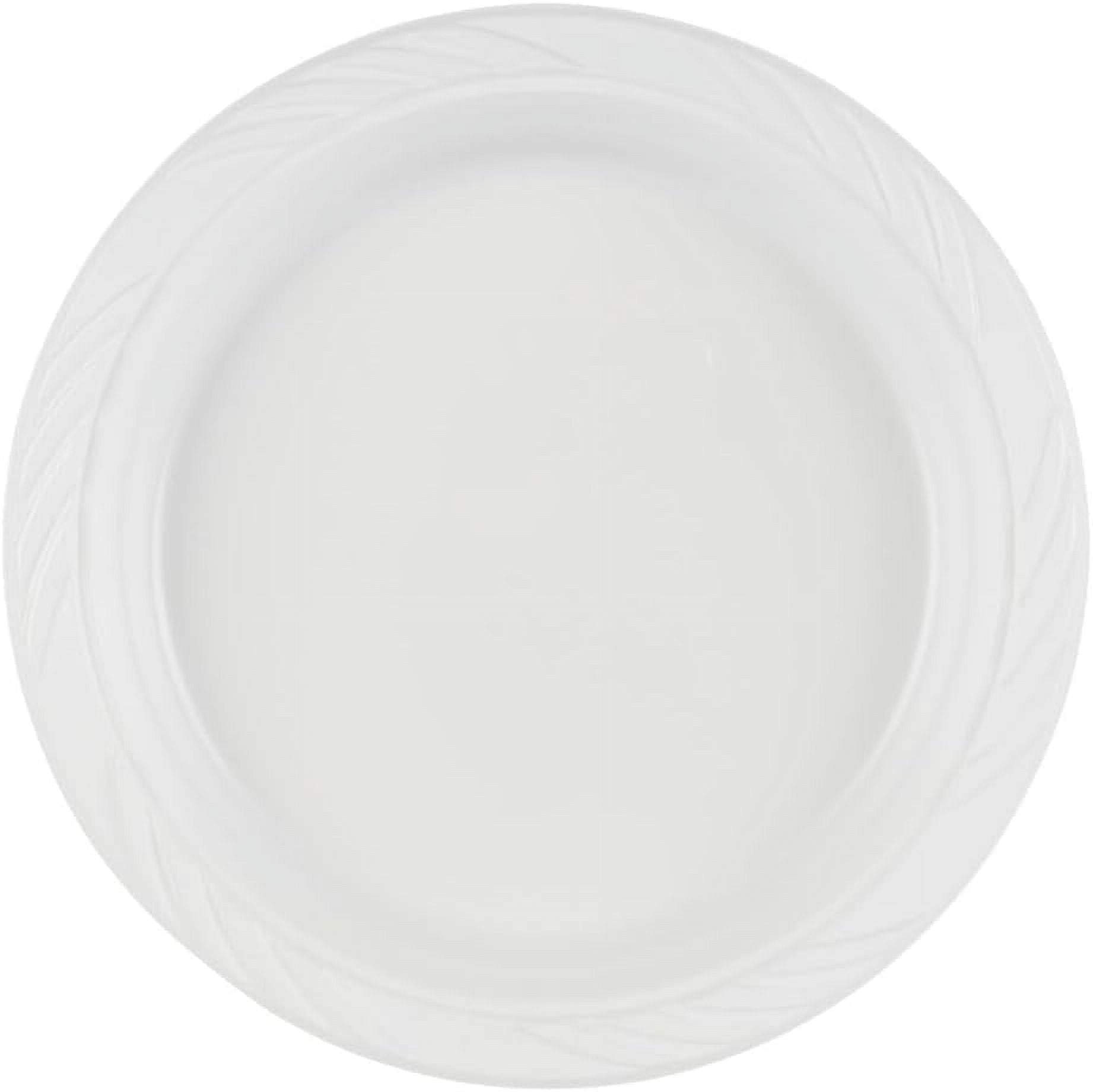 Disposable 10" inch Round White Plastic Plates Heavy Duty - China Like ...