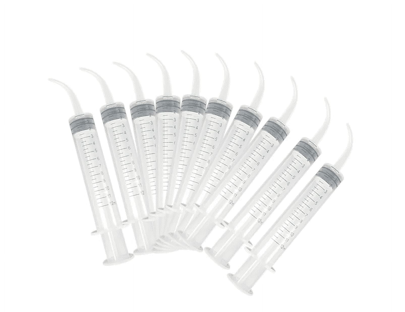 Disposable 10pcs Irrigation Syringe with Curved Tip | Dental Syringe ...