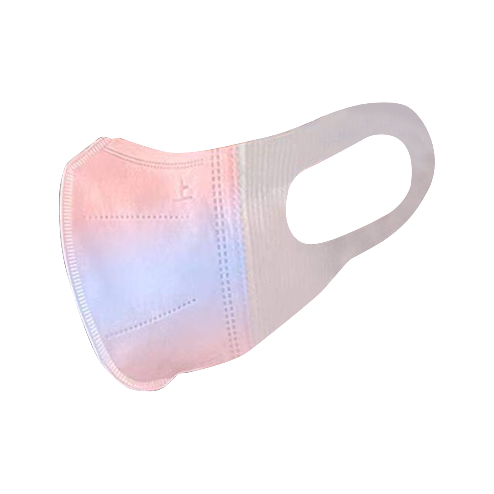 Disposable 3 Layer Protective Face Masks Gradient Pink Yellow ...
