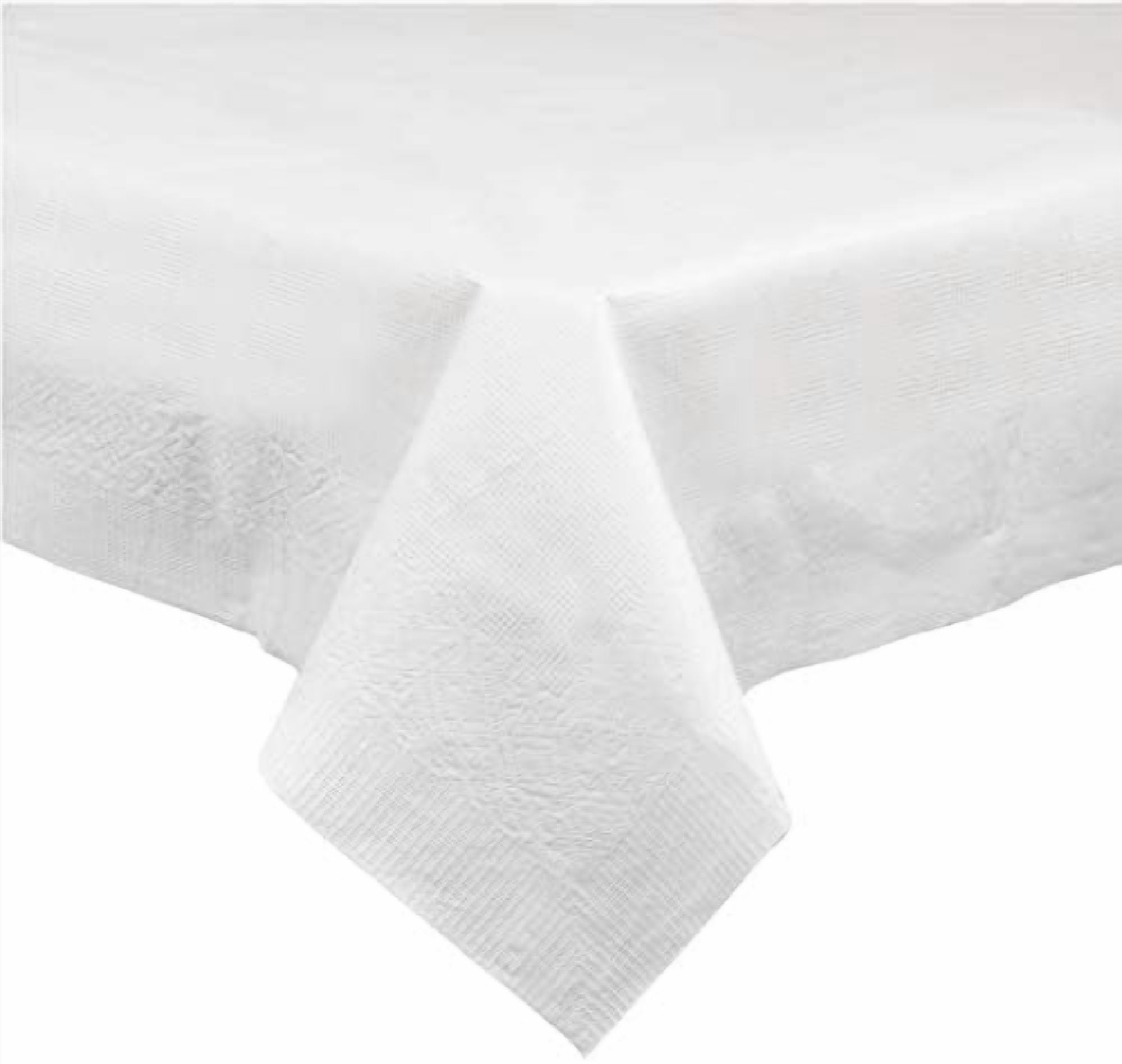 Disposable 3 Ply Paper & Plastic Tablecloth Absorbent, Waterproof ...