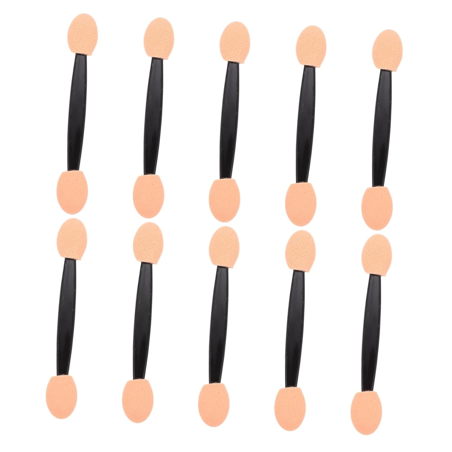 Disposable 300 Pcs Double Ended Eyeshadow Brush Beauty Sponges Eye ...