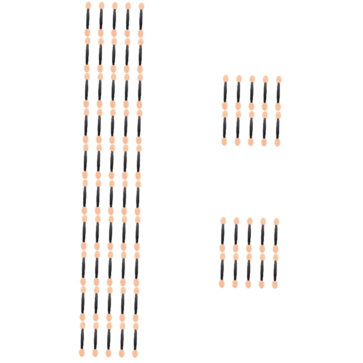 Disposable 700 Pcs Double Ended Eyeshadow Brush Beauty Sponge Makeup ...