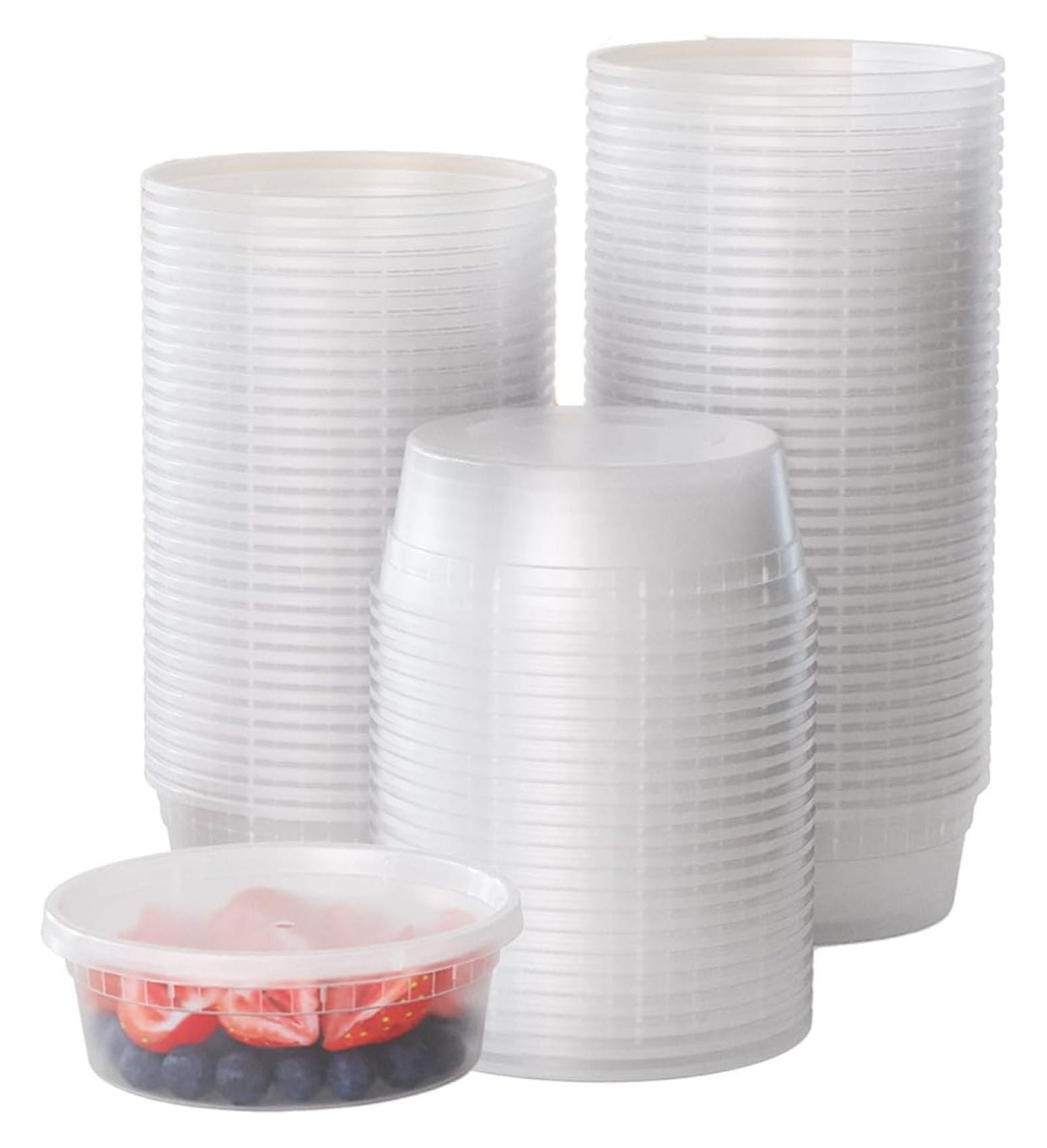 Disposable 8 oz Plastic Containers With Lids - Of Each Containers And ...