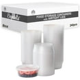 Disposable 8 oz Plastic Containers With Lids - 240 Of Each Containers ...
