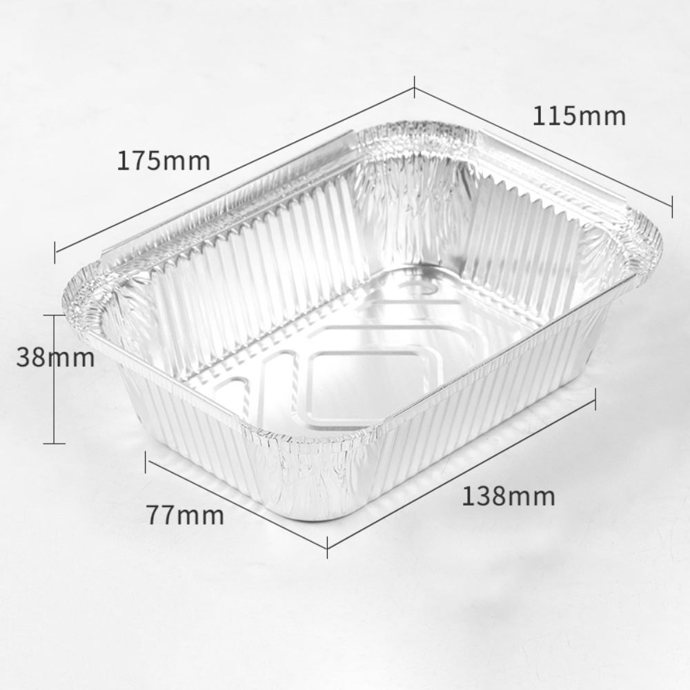 Disposable Air Fryer, Oil-Proof Rectangular Aluminum Foil Tray, Non ...