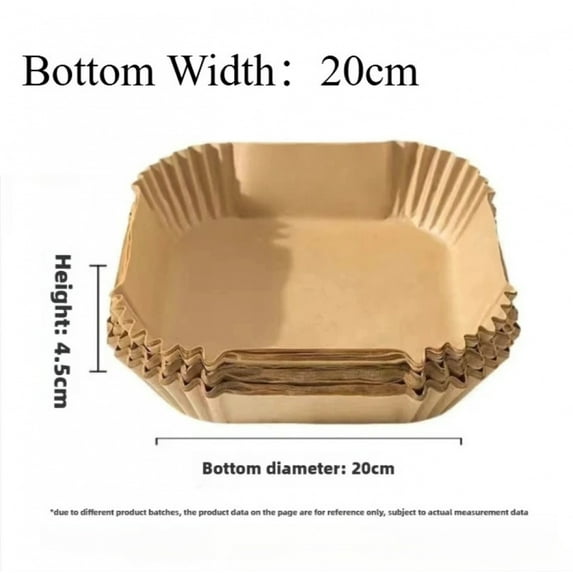 Disposable Air Fryer Paper Baking Paper Hot Air Fryer Barbecue Plate ...