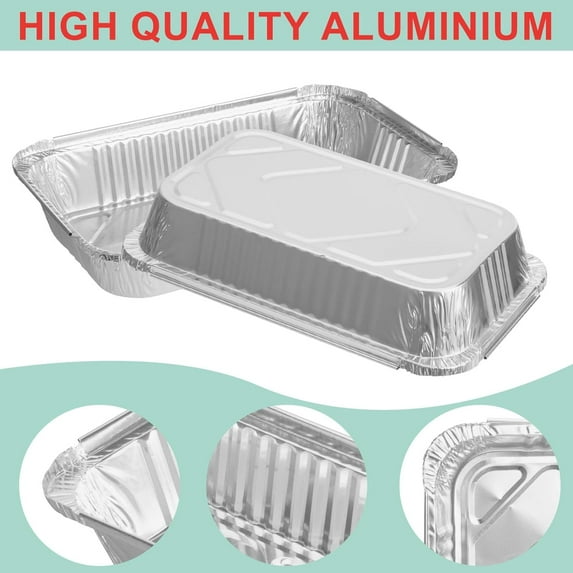 Disposable Aluminum Foil Drip Pans for Oil-Less Turkey Fryers, Heavy ...