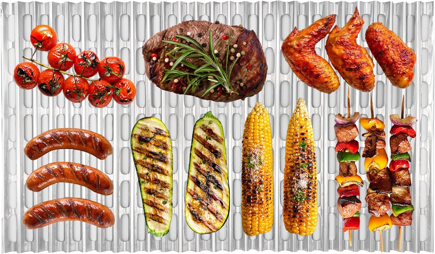 Disposable Aluminum Grill Liners - 12” x 19.7” Disposable BBQ Grill ...