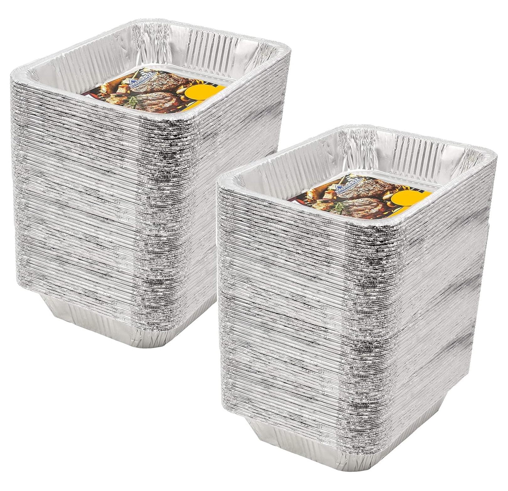 Disposable Aluminum Steam Table Pans for Cooking, Roasting, Broiling ...