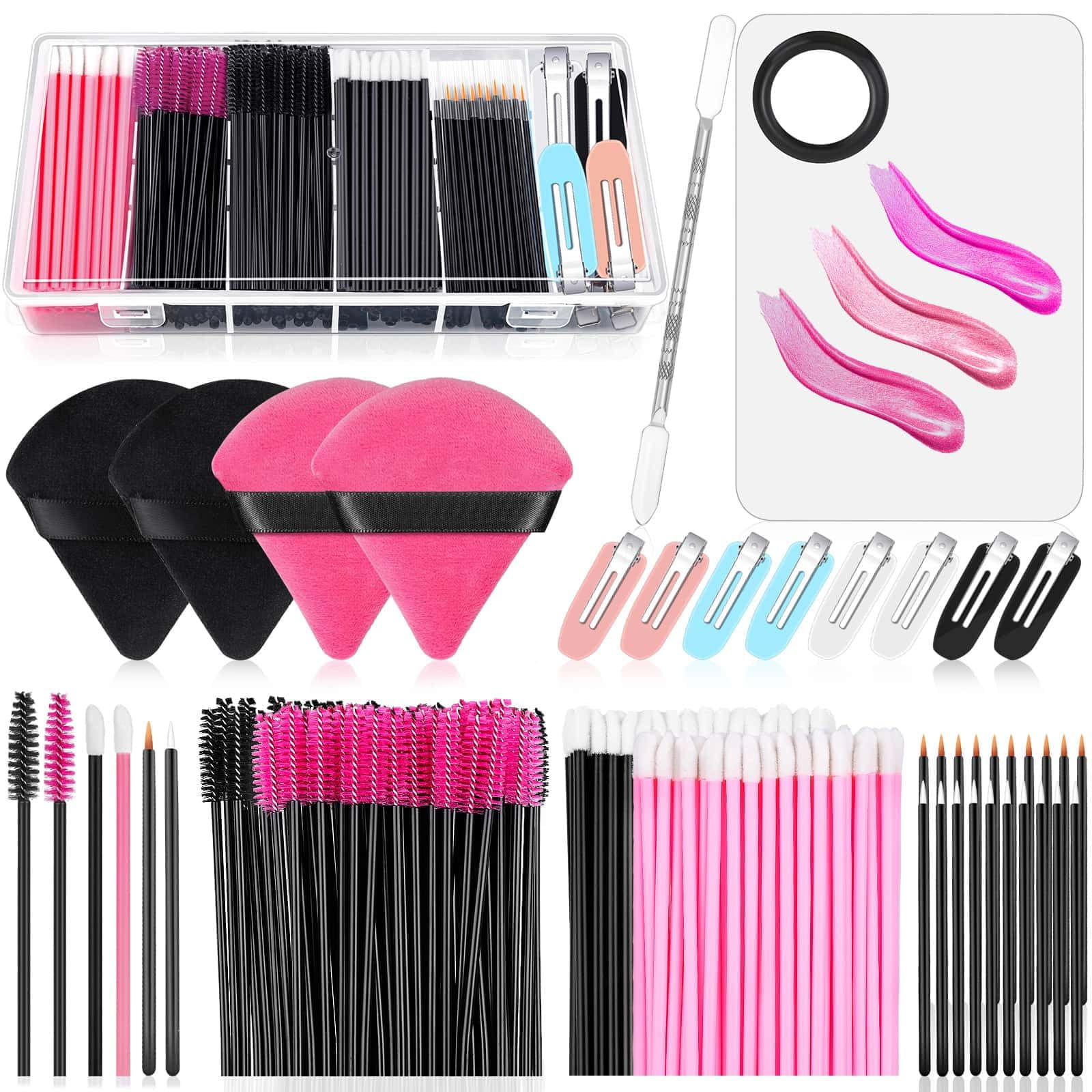 Disposable Applicators Kit With SSF20 Makeup Puff, Mixing Palette ...
