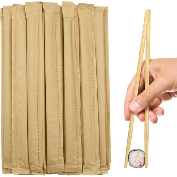 Disposable Bamboo Chopsticks (Approx.100 sets),Japanese Chopsticks,9.25 ...