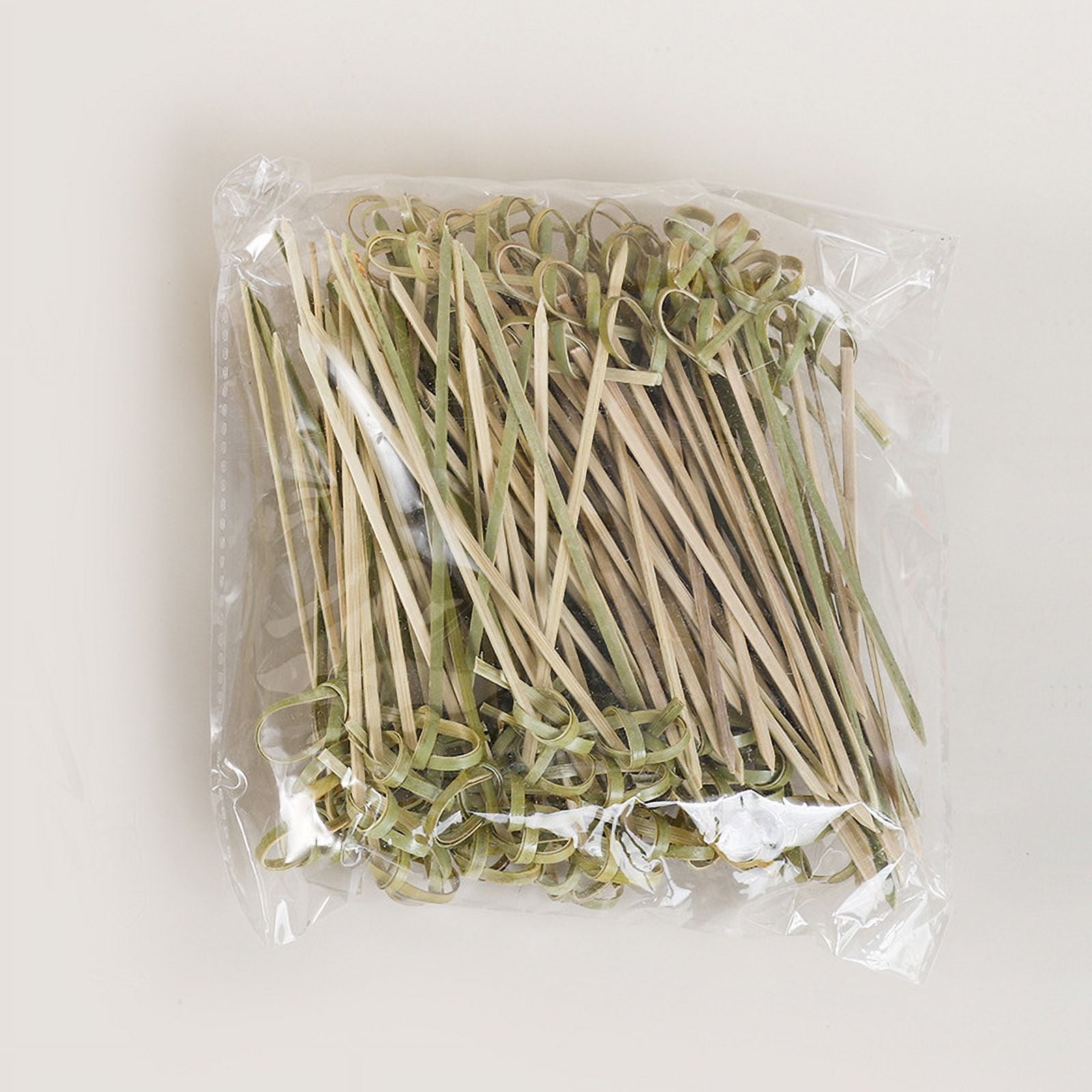 Disposable Bamboo Fruit Signs Creative Bamboo Signs Flower Rope Bamboo ...