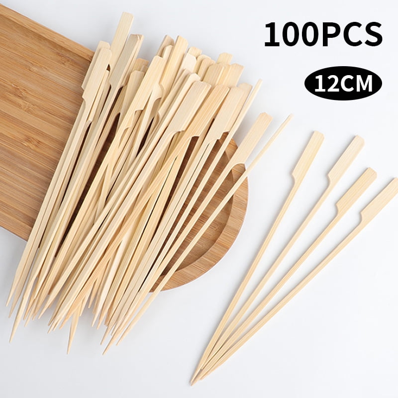 Disposable Bamboo Sticks Pearl Cocktail Sticks Buffet Fruit Fork ...